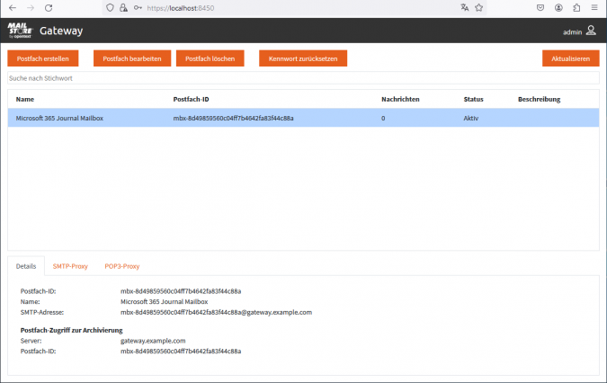Quick Start Guide – MailStore Gateway Hilfe