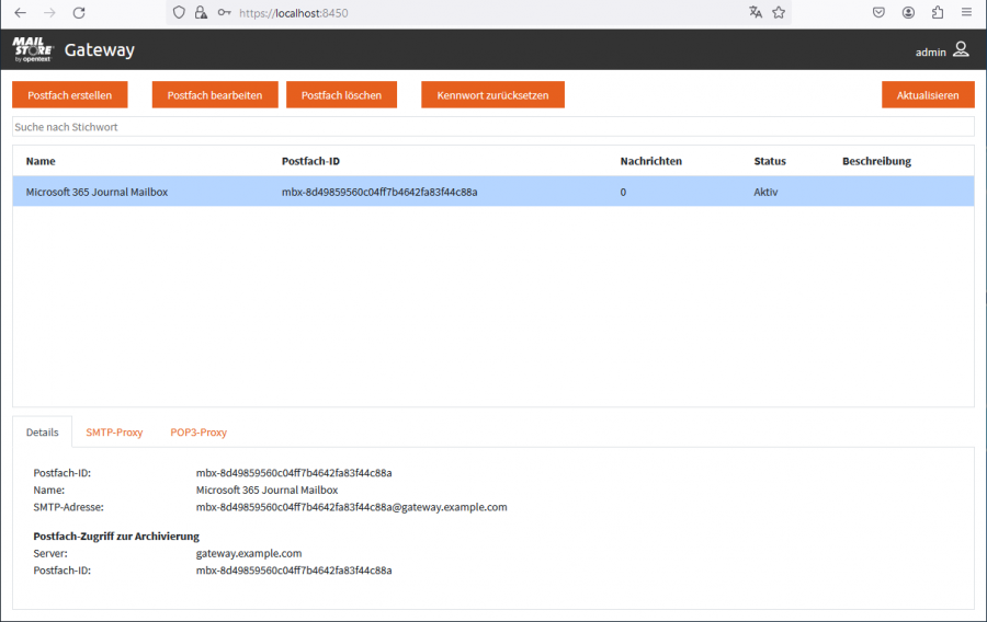 Quick Start Guide – MailStore Gateway Hilfe