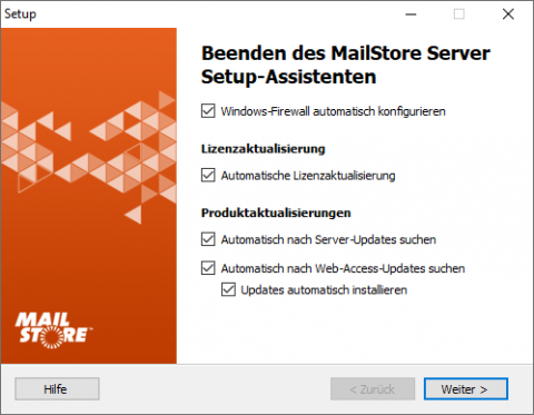 Mailstore Client Installieren – MailStore einrichten – PUIPFU