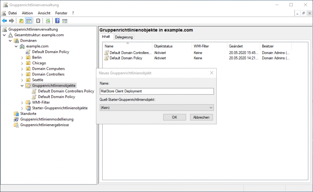 MailStore Client Deployment – MailStore Server Hilfe
