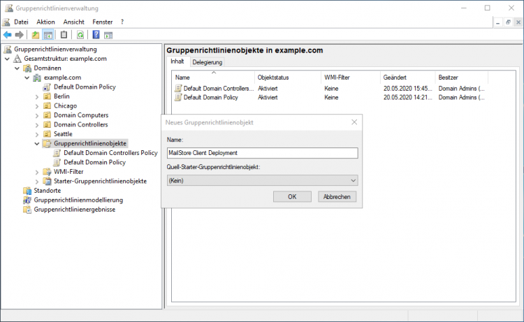 MailStore Client Deployment – MailStore Server Hilfe