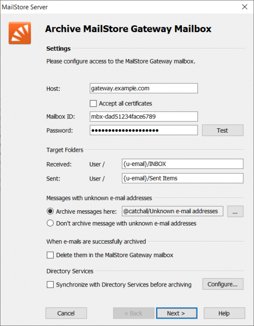 Archiving Emails Without Your Own Emailserver - MailStore Server Help